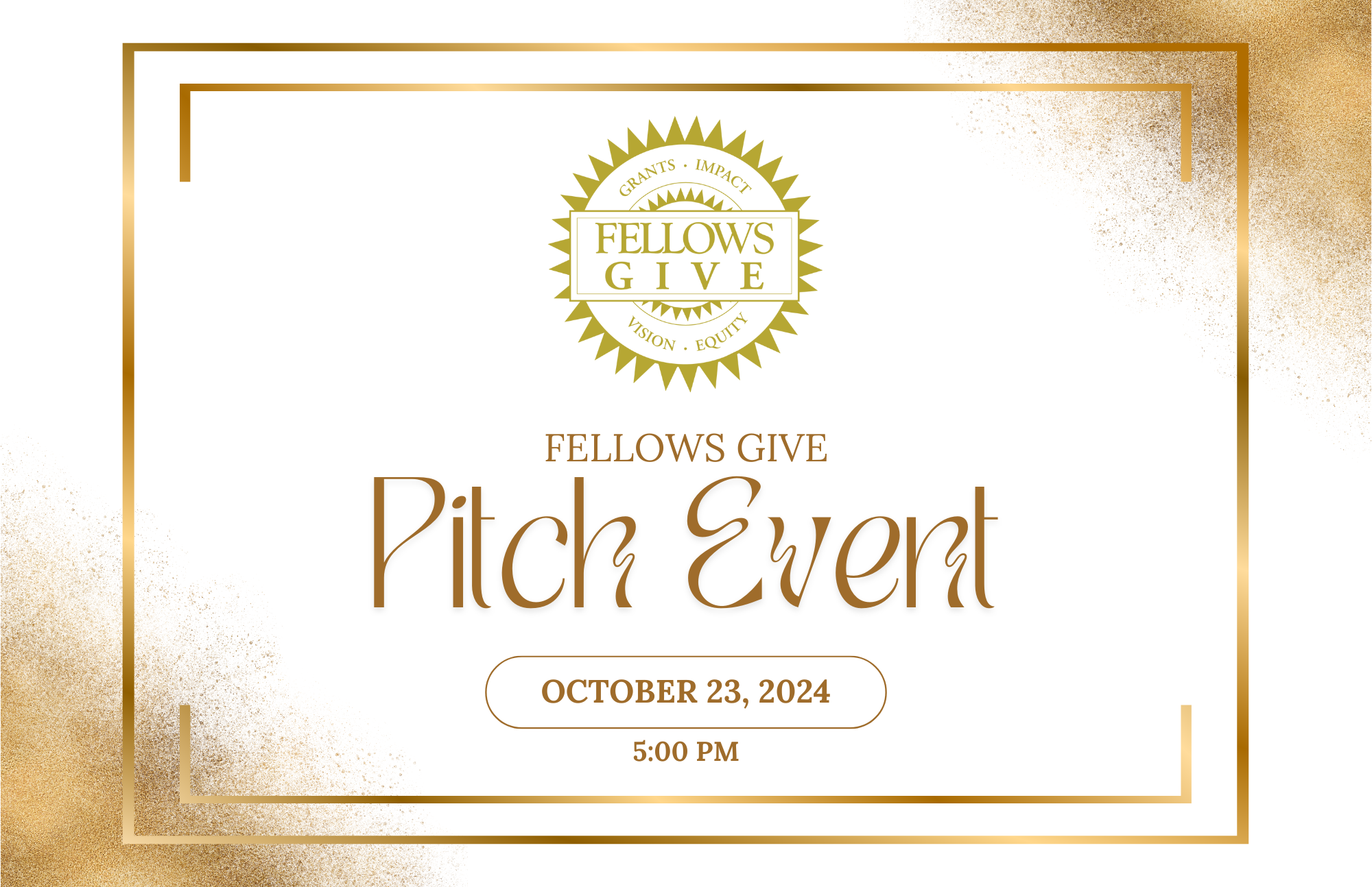 Fellows GIVE Pitch Event - ACBF